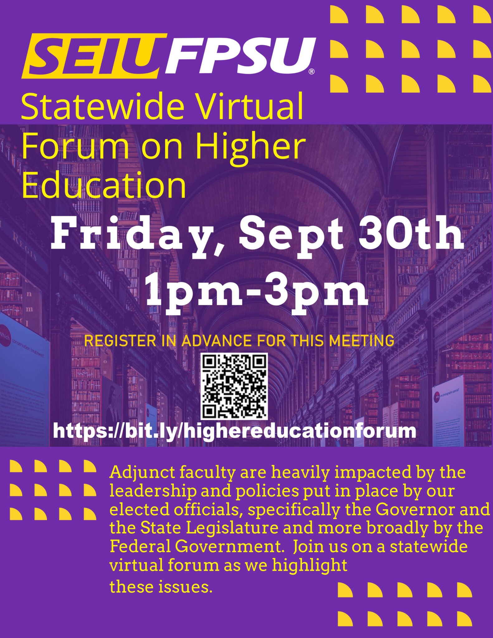 Statewide Virtual Forum on Higher Education – SEIU Florida Public ...