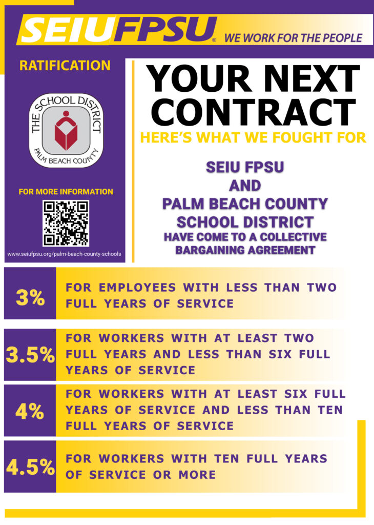 Palm Beach County Schools – SEIU Florida Public Services Union